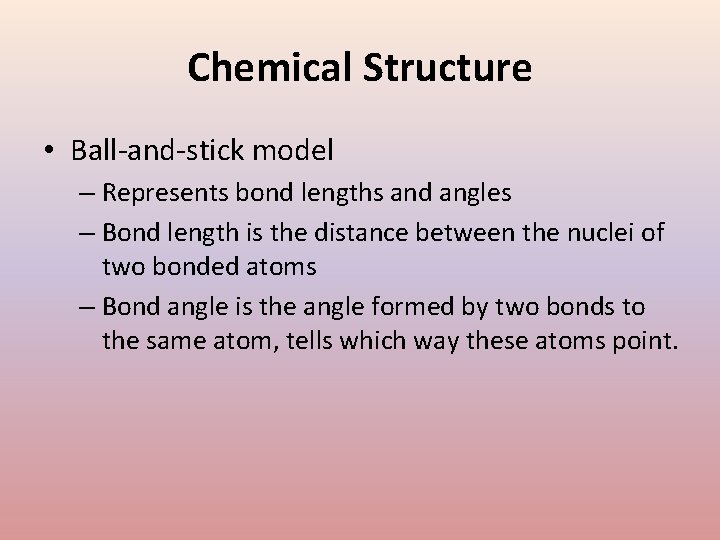 Chapter 6 The Structure of Matter Section 1
