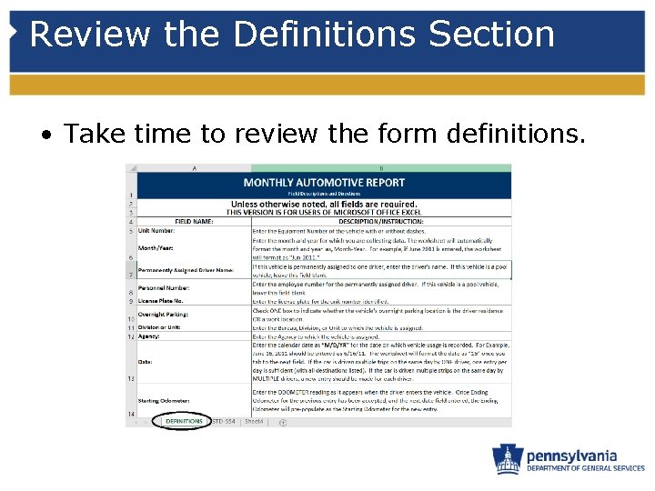 How to Correctly Complete a Monthly Automotive Report