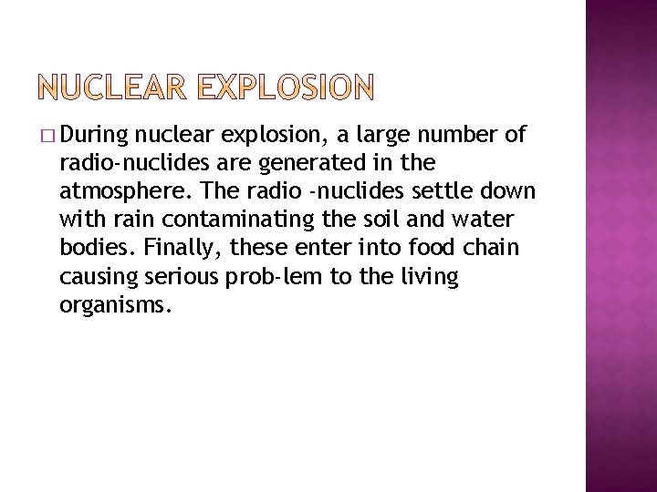 Radiation is the process by which radiant energy