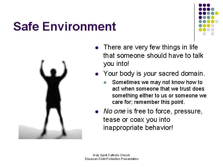 Safe Environment Diocese of Birmingham Youth Protection Presentation