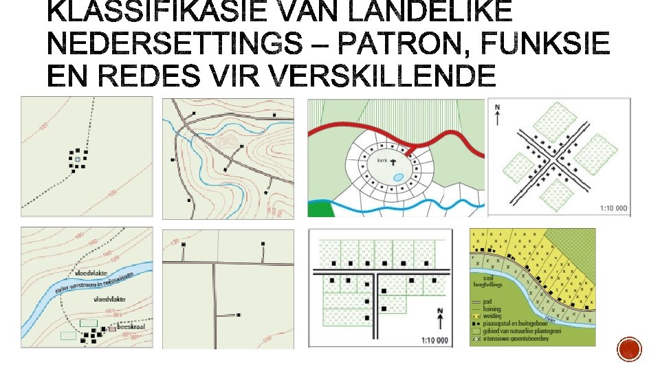 LANDELIKE NEDERSETTINGS Hoe standplaas en ligging die posisie