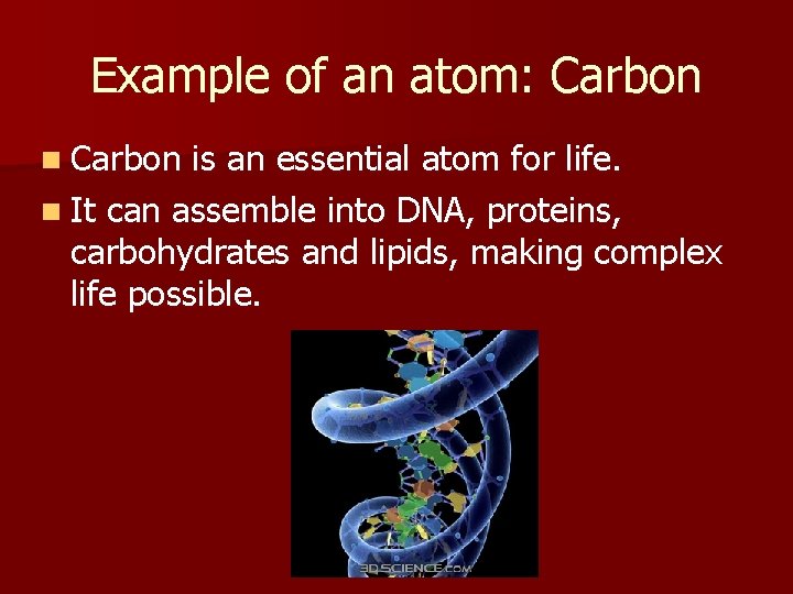 Chemistry of Life Atoms Ions Molecules and Water