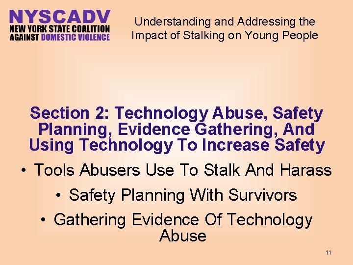 Understanding and Addressing the Impact of Stalking on