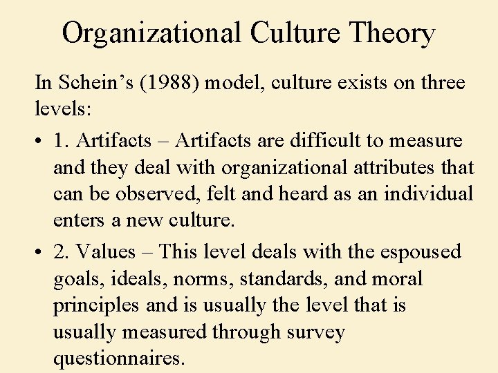 Organizational Culture Theory by Erlan Bakiev Ph D