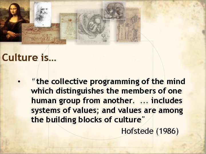 Cultural Awareness Where do we start Learning objectivesby