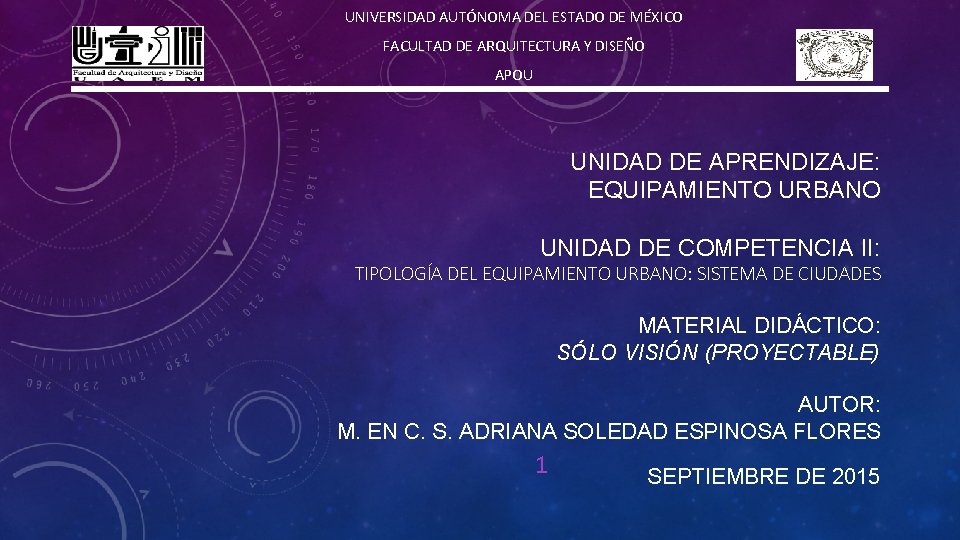 UNIVERSIDAD AUTNOMA DEL ESTADO DE MXICO FACULTAD DE