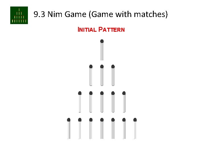 9 3 Nim Game Game with matches OBJECTIVES