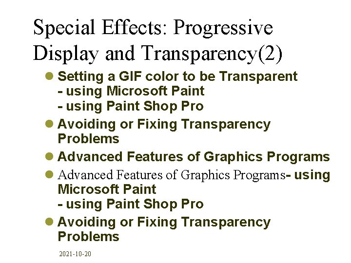 chapter 29 Creating Web Graphics 2021 10 20