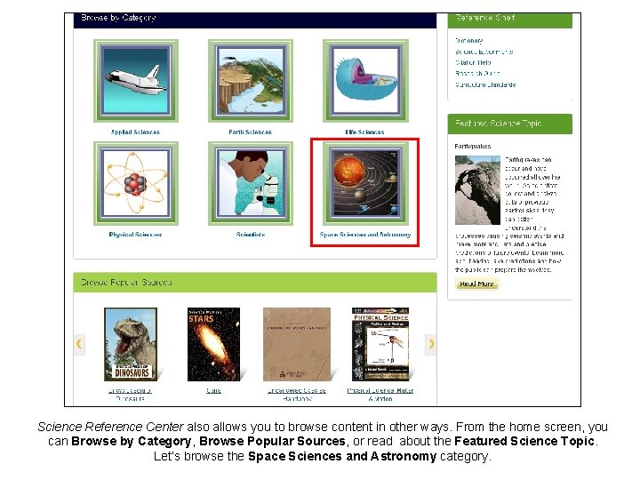 Tutorial Science Reference Center support ebsco com Welcome