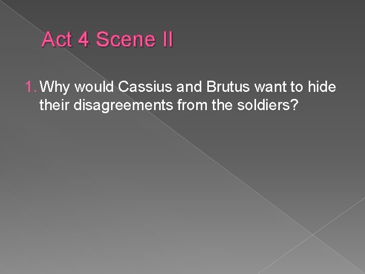 Julius Caesar Act 4 Summary Setting Rome Italy