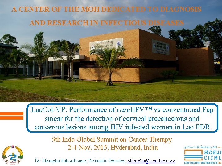 A CENTER OF THE MOH DEDICATED TO DIAGNOSIS