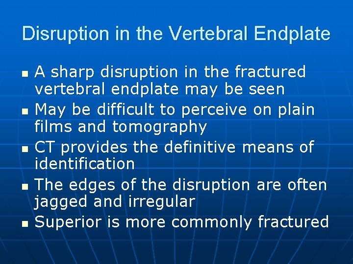 Lumbar Spine Trauma Presented by M A Kaeser