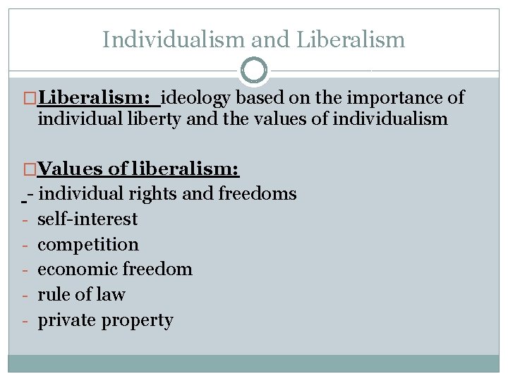 Exploring Individualism 1 7 EXAMINE INDIVIDUALISM AS A