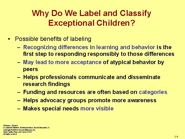 Chapter 1 The Purpose and Promise of Special