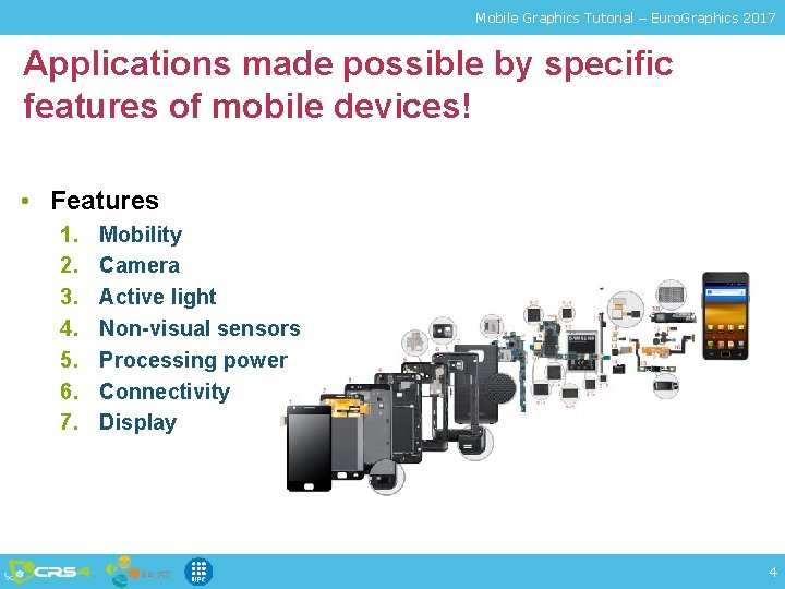 Visual Computing Group Part 4 Mobile metric capture