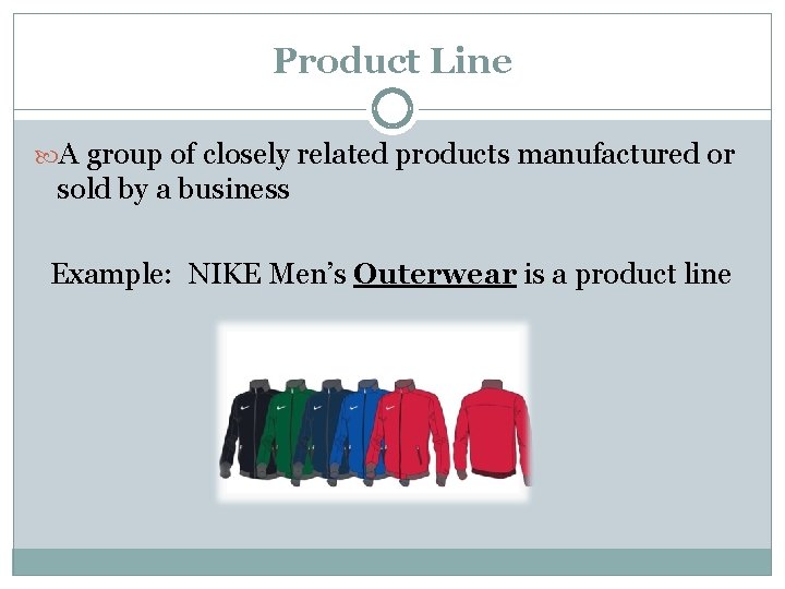Product Planning ADVANCED MARKETING ANALYZE THE LIFE CYCLE