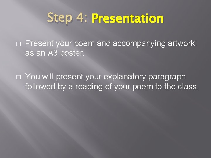 Step 1 WRITE YOUR OWN POEM ABOUT BELONGING