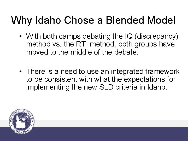 Specific Learning Disability Criteria and Resources Richard Henderson