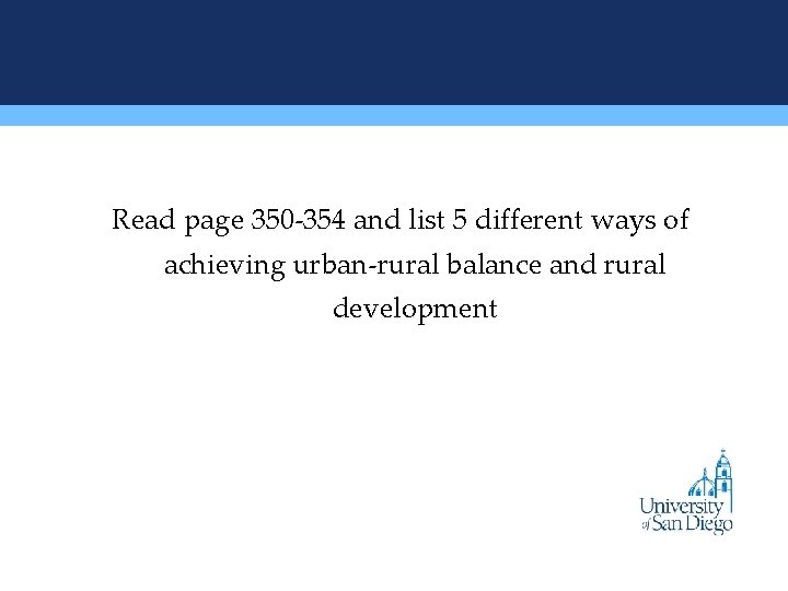 Economic Development of Asia Chapter 7 Urbanization and