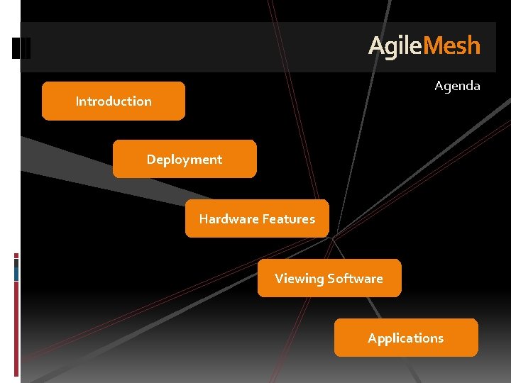 Agile Mesh Rapidly Deployable Wireless Video Surveillance Agile