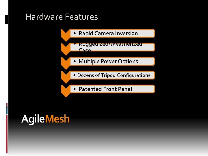 Agile Mesh Rapidly Deployable Wireless Video Surveillance Agile