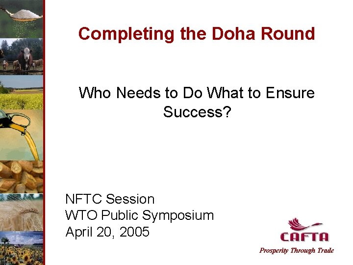 Completing the Doha Round Who Needs to Do