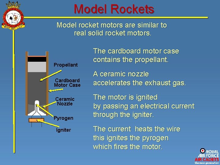 Development and Principles of Rocketry Model Rockets Lecture