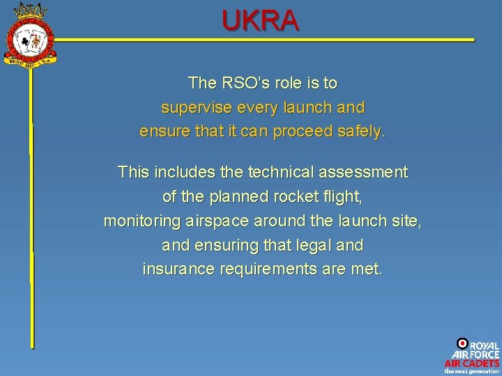 Development and Principles of Rocketry Model Rockets Lecture