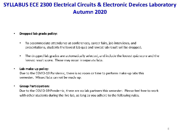 ECE 2300 Electronics Circuits and Electronics Devices Laboratory