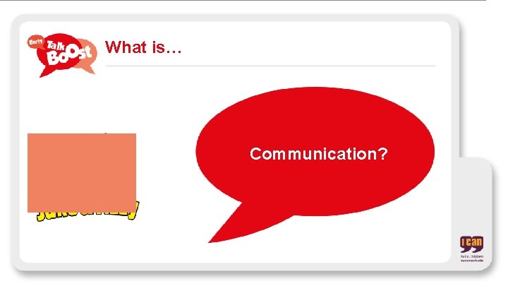 Parent workshop Early Talk Boost Helping childrens language