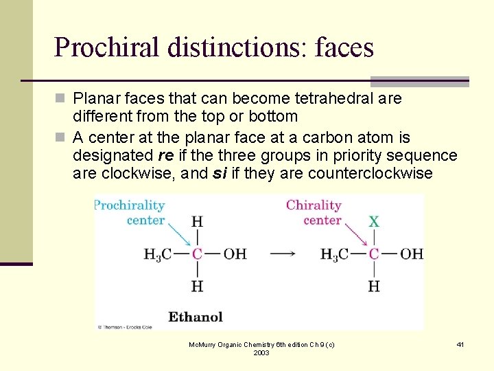 9 Stereochemistry Based on Mc Murrys Organic Chemistry