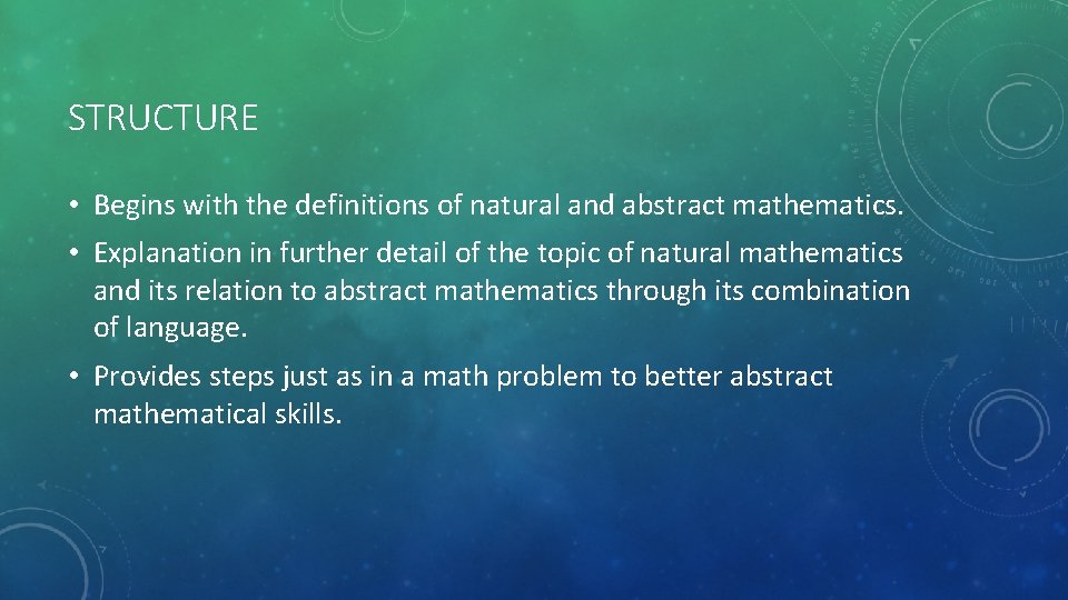 THE MATH INSTINCT BY KEITH DEVLIN GROUP DISCUSSION