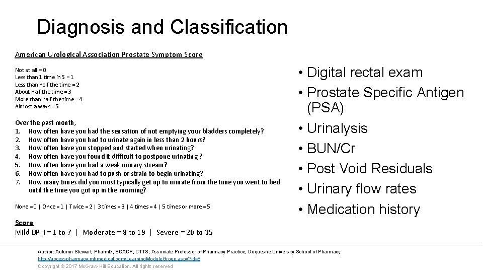 Endocrinology Benign Prostatic Hyperplasia Courses in Therapeutics and
