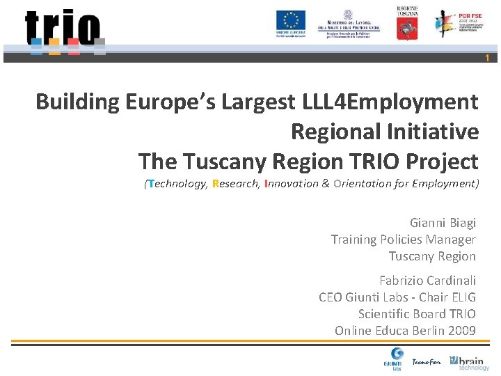 1 Building Europes Largest LLL 4 Employment Regional