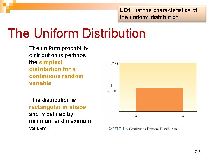 Continuous Probability Distributions Chapter 7 Mc GrawHillIrwin Copyright