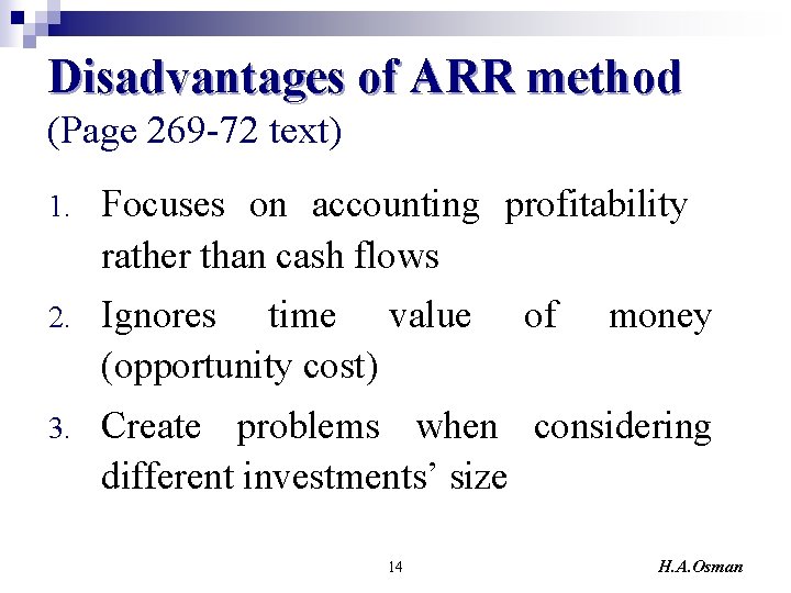Block 4 Section 3 Part I The impact