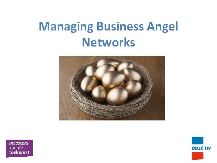 Managing Business Angel Networks About me Background Deloitte