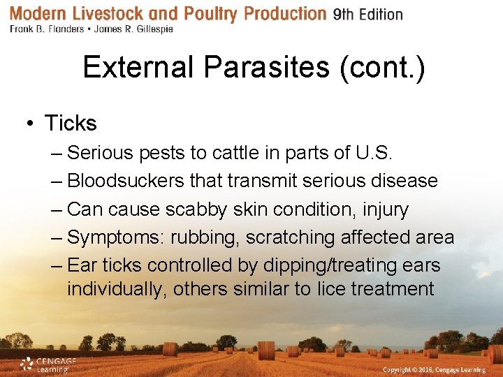 Chapter 17 Diseases and Parasites of Beef Cattle