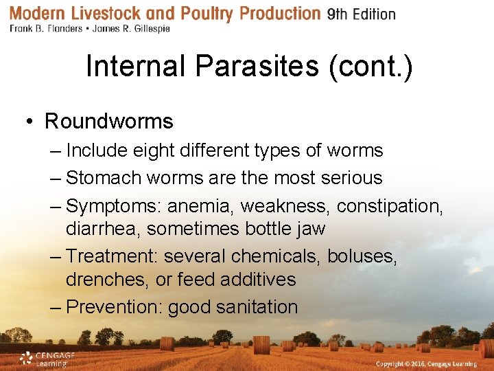 Chapter 17 Diseases and Parasites of Beef Cattle