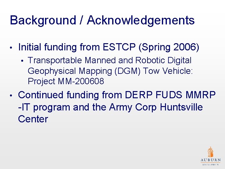 Segway Geophysical Tow Vehicle David Hodo David Bevly