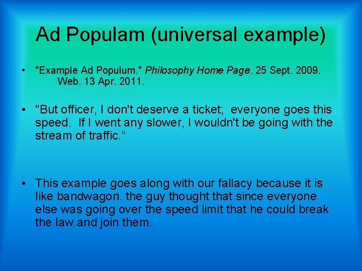 Ad Populam By Cassie Glass and Cassandra Cochran