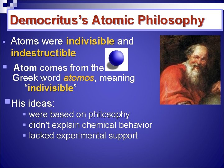 Chapter 3 Atoms Vocabulary law of conservation of