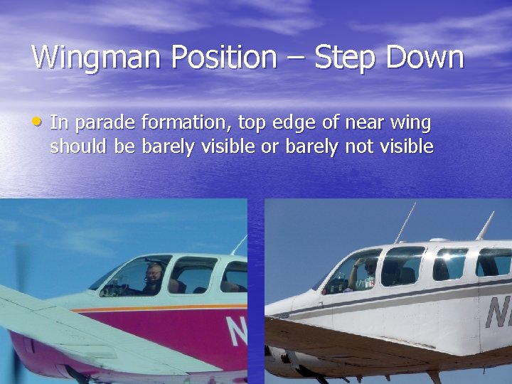 Advanced Formation Technique Review Why Are We Here