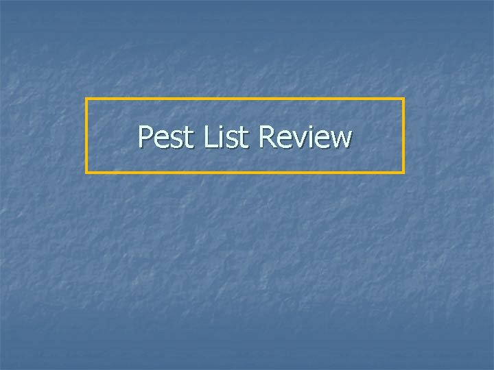 CPHST Support Bringing Pests Surveys Plants and Science