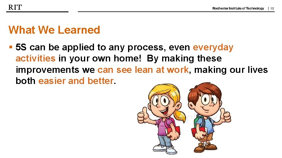 Lean 5 S Organization Toyota Production Systems Lab