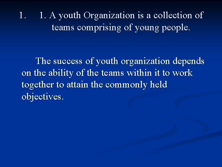 Team Building for Youth Organization A Team Development