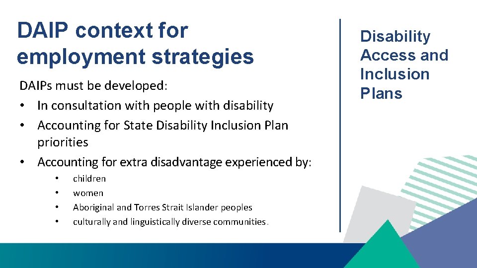 Building a culture of diversity Local government disability