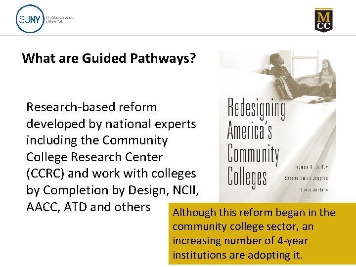 Guided Pathways at Monroe Community College Andrea C