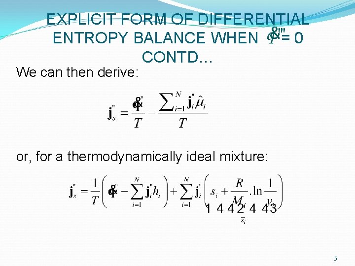 Conservation Equations Across Phenomena Discontinuities Advanced ...