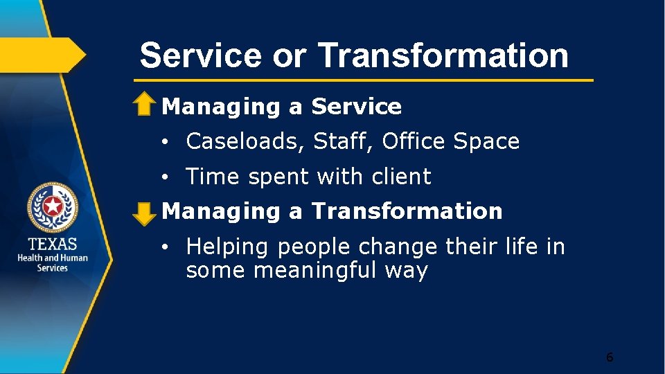 Transformational Collaborative Outcomes Management Implementation Texas ...